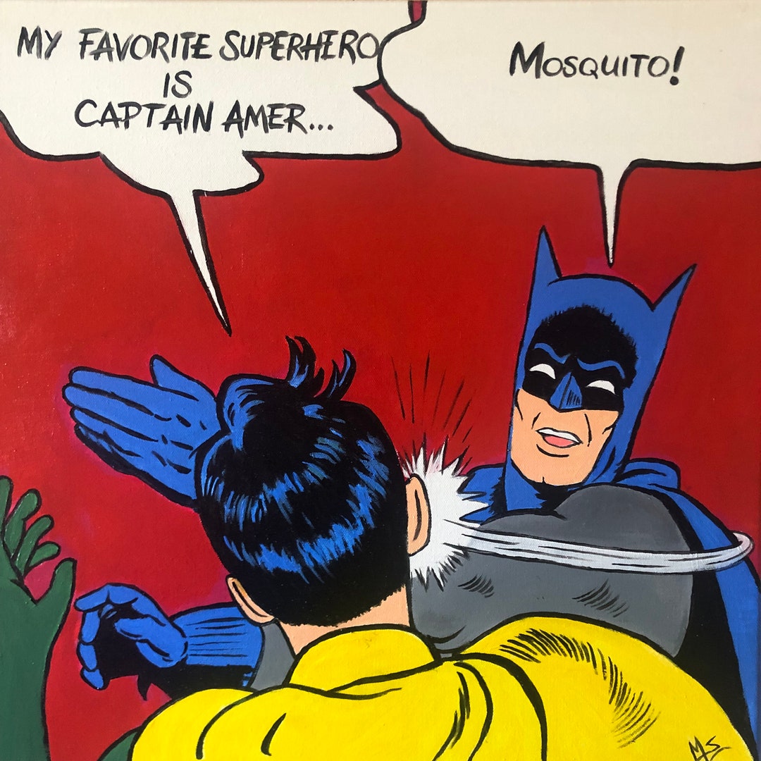 Wrong Answer Old Chum ...batman, Robin, Superhero - Etsy