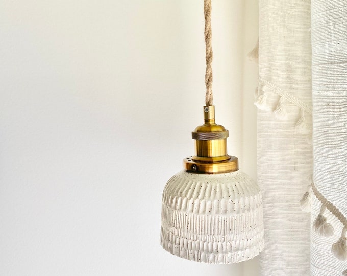 Artisan Handmade Ceramic Pendant Light - Etsy