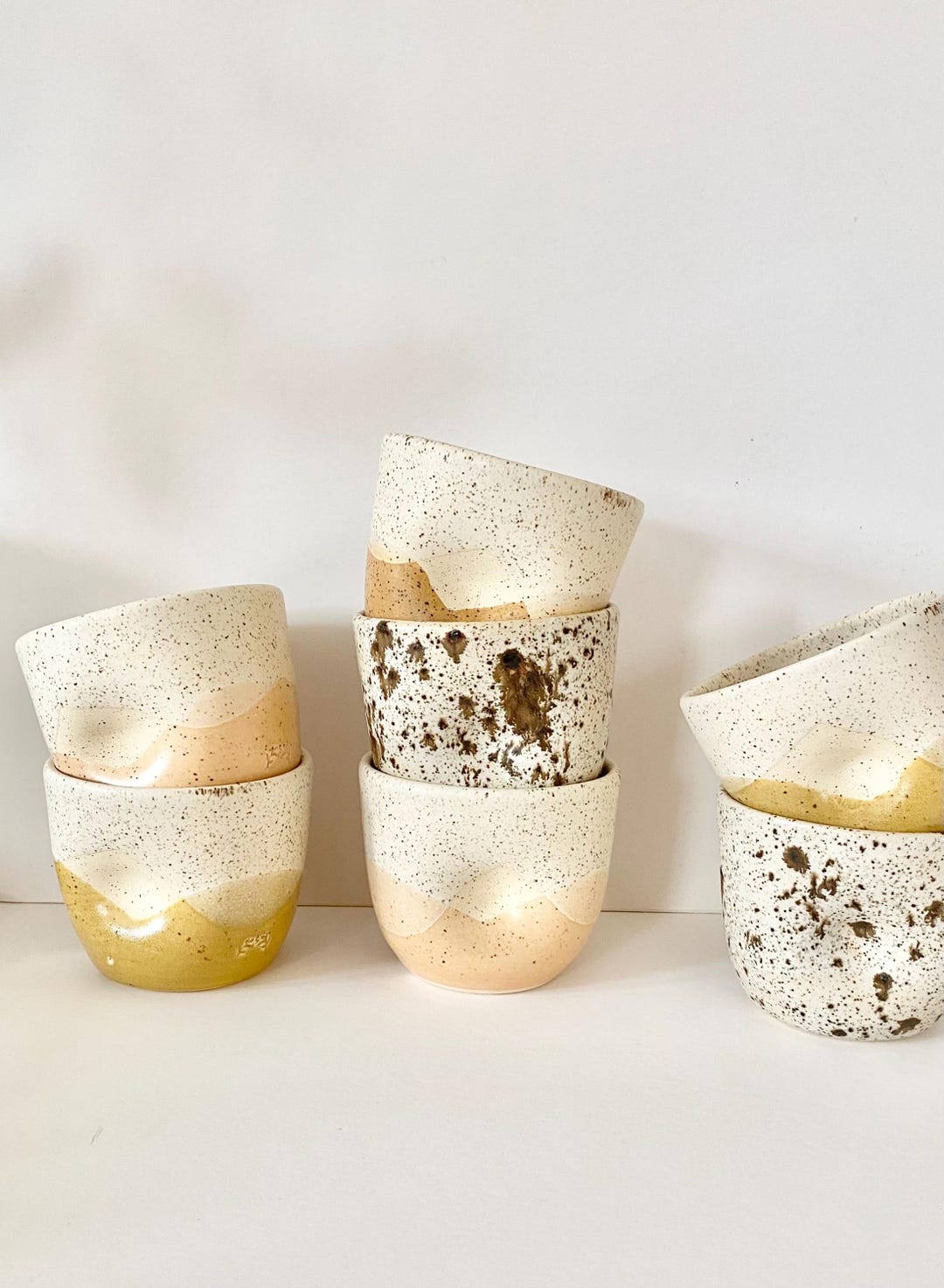 Handmade Ceramic Thumb Cups : MADE TO ORDER - Etsy