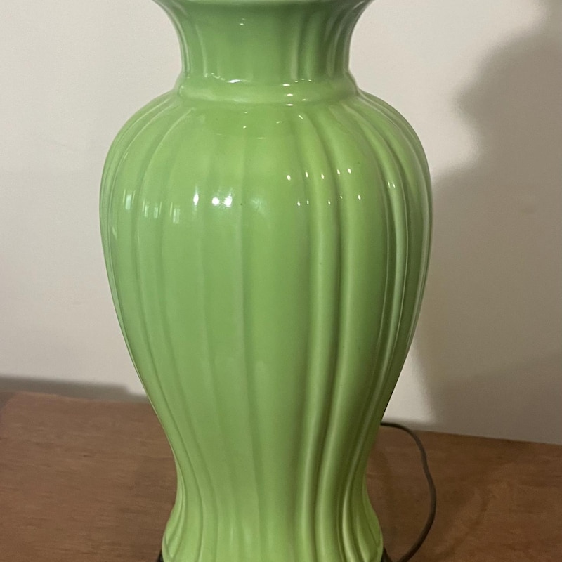 Chartreuse Lamp - Etsy