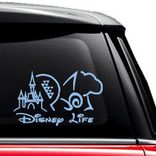 Disney Life Four Parks Decal Car Mac Mug Free Shipping | Etsy