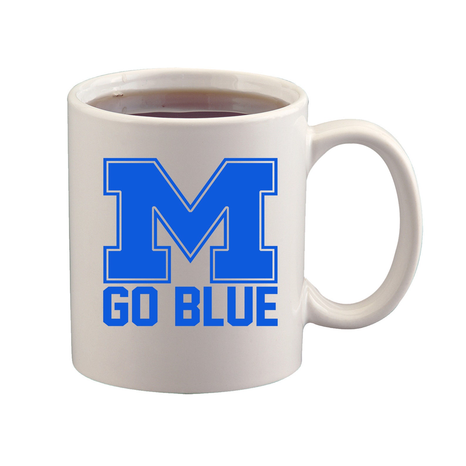 Uofm University of Michigan Wolverines Go Blue Decal Car | Etsy