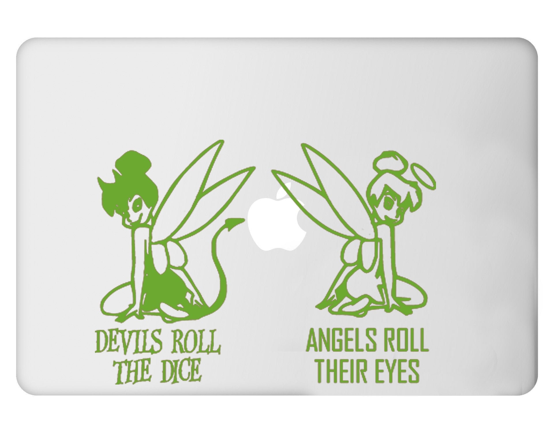 Tinkerbell Angel and Devil - Decal - Car - Mac - Mug- - Etsy