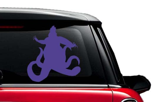 Ursula the Little Mermaid Disney Villian Decal Car Mac | Etsy