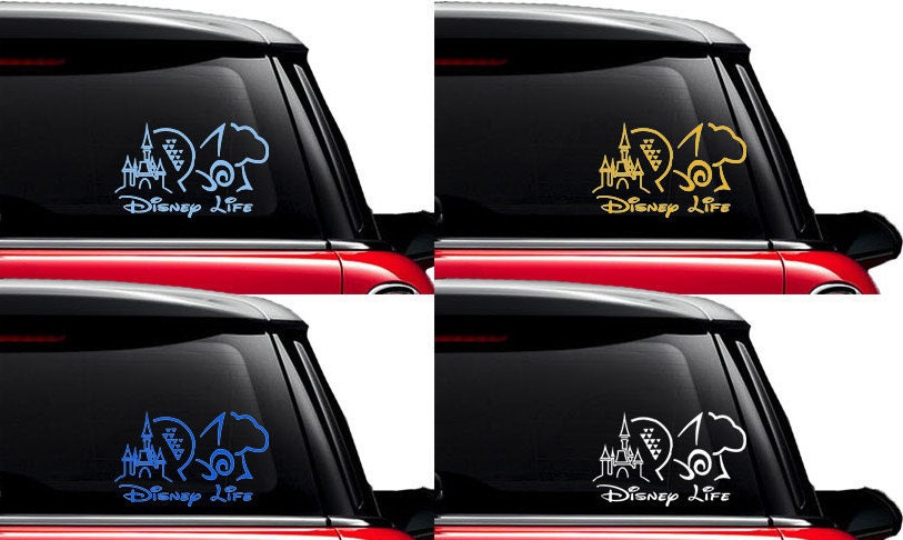 Disney Life Four Parks- Decal - Car - Mac - Mug - Etsy