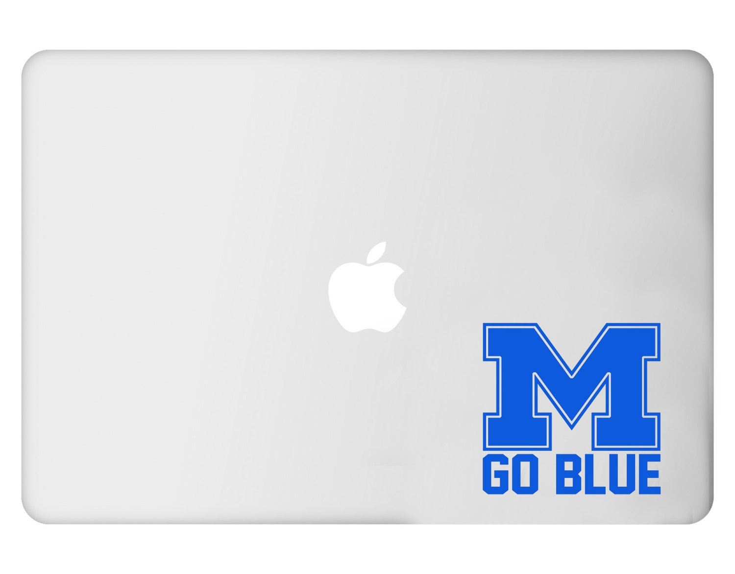 Uofm University of Michigan Wolverines Go Blue Decal Car | Etsy