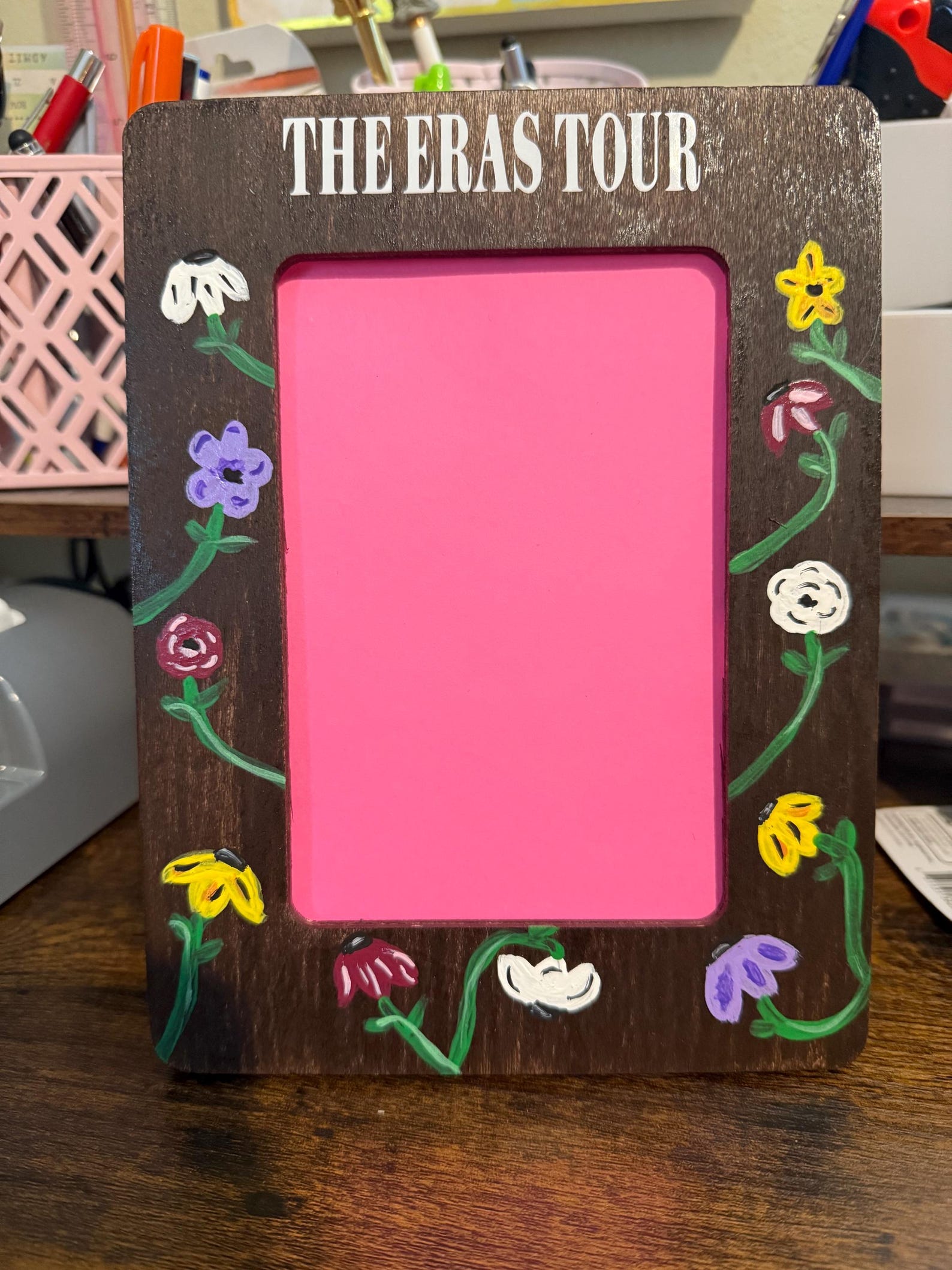 Flower Piano Picture Frame Surprise Songs Hand Painted - Etsy