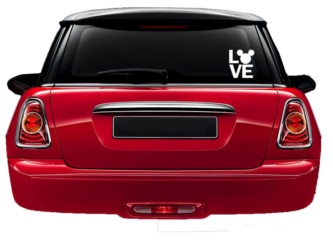 Mickey Love - Decal - Car - Mac - Mug - Etsy