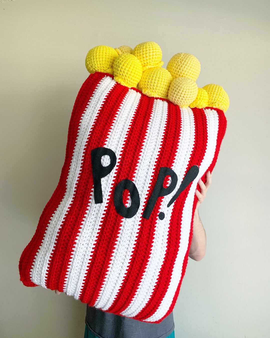 Giant Popcorn Pillow Crochet Pattern (includes Throw Pillow Pattern) - Etsy