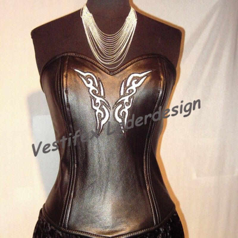 Leather Bodice - Etsy