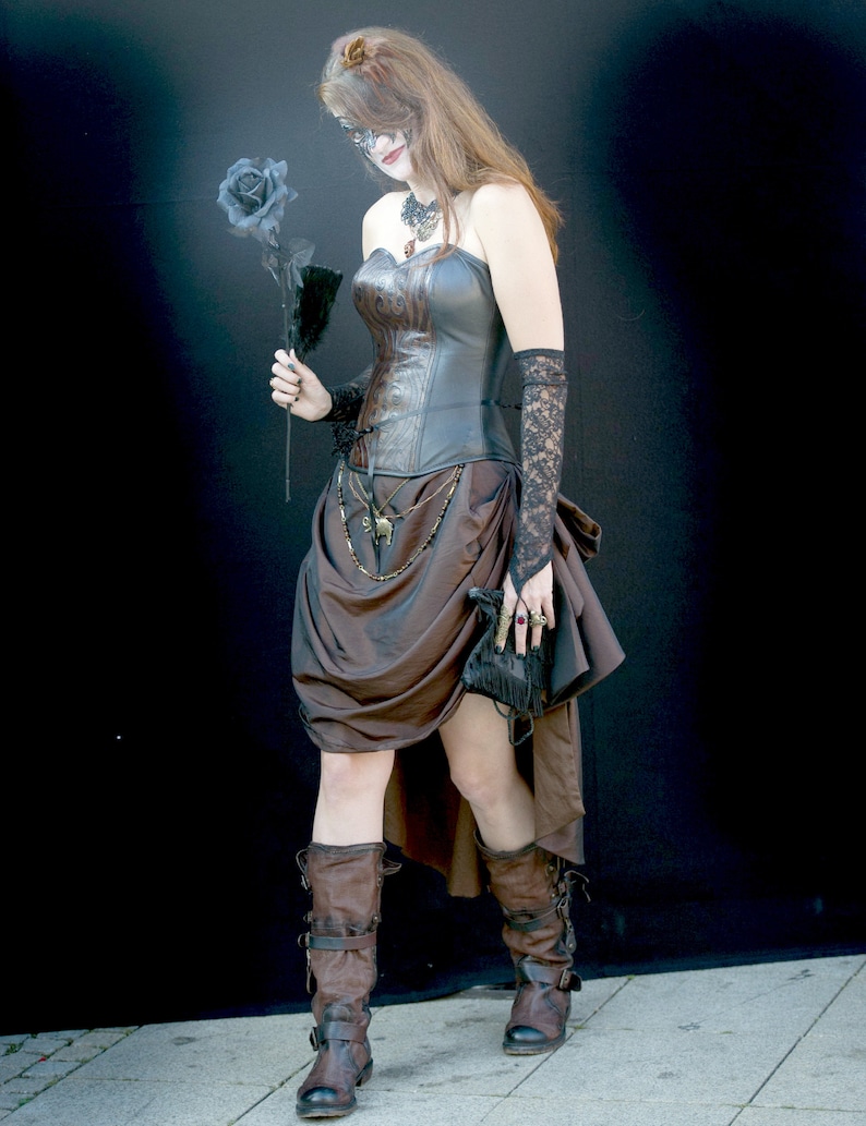 Exceptionally Beautiful Corsage, Cornwall Lady, Leather Corsage, Corset ...