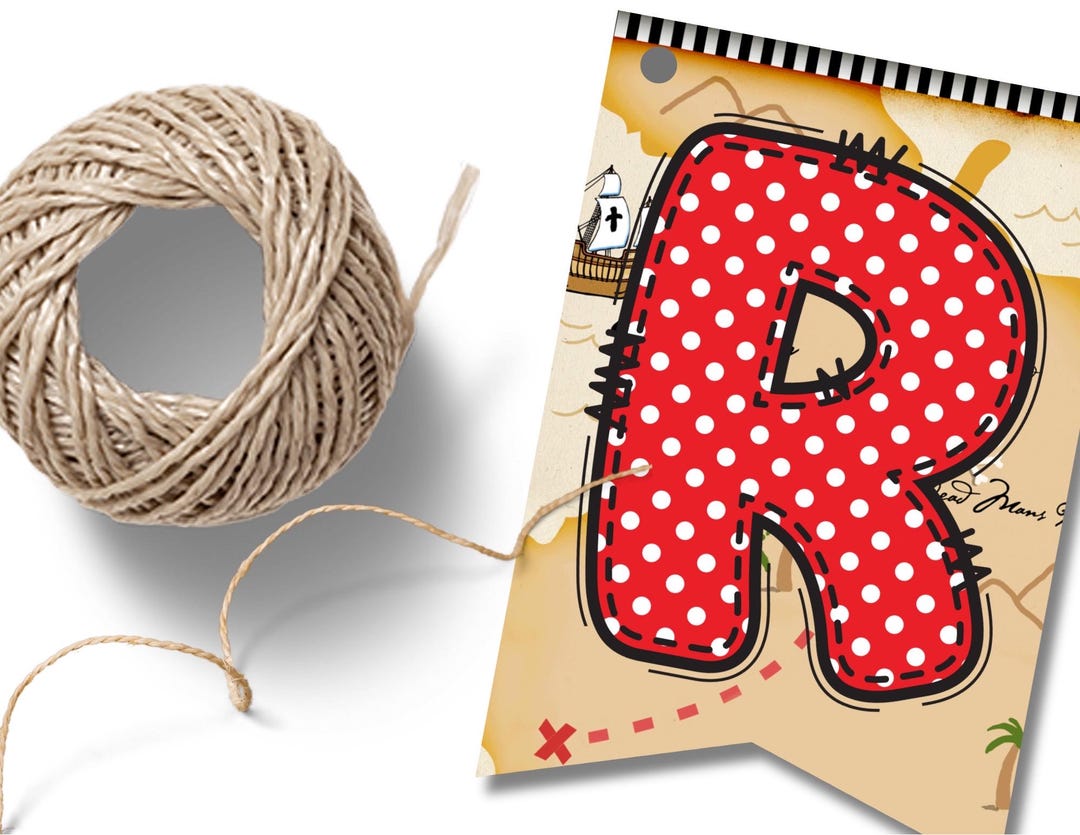 Pirate Map Alphabet Banner,pirate Party Highchair Banner,1st Birthday ...