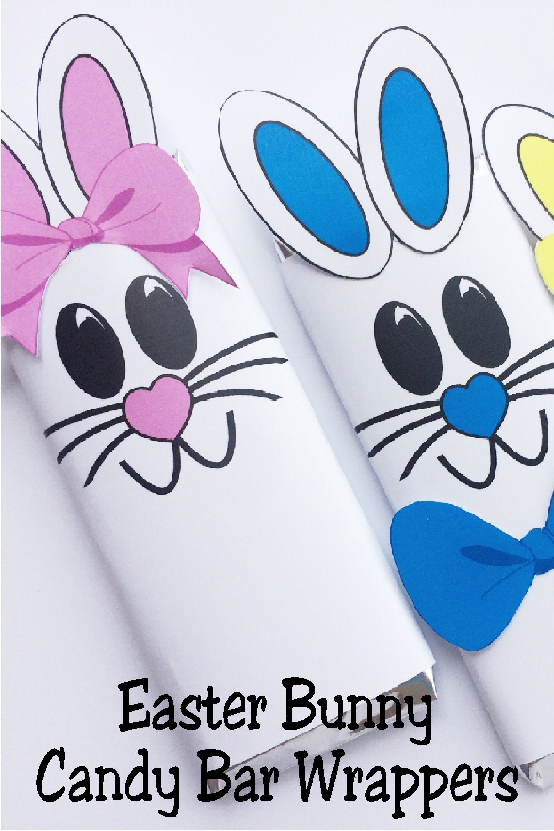 Easter Bunny Candy Bar Wrapper Download | Etsy