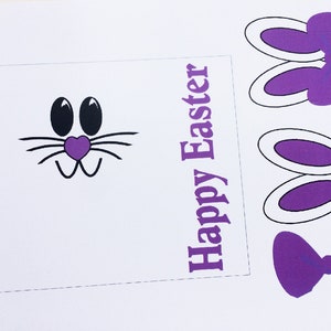 PURPLE Easter Bunny Candy Bar Wrapper Download - Etsy