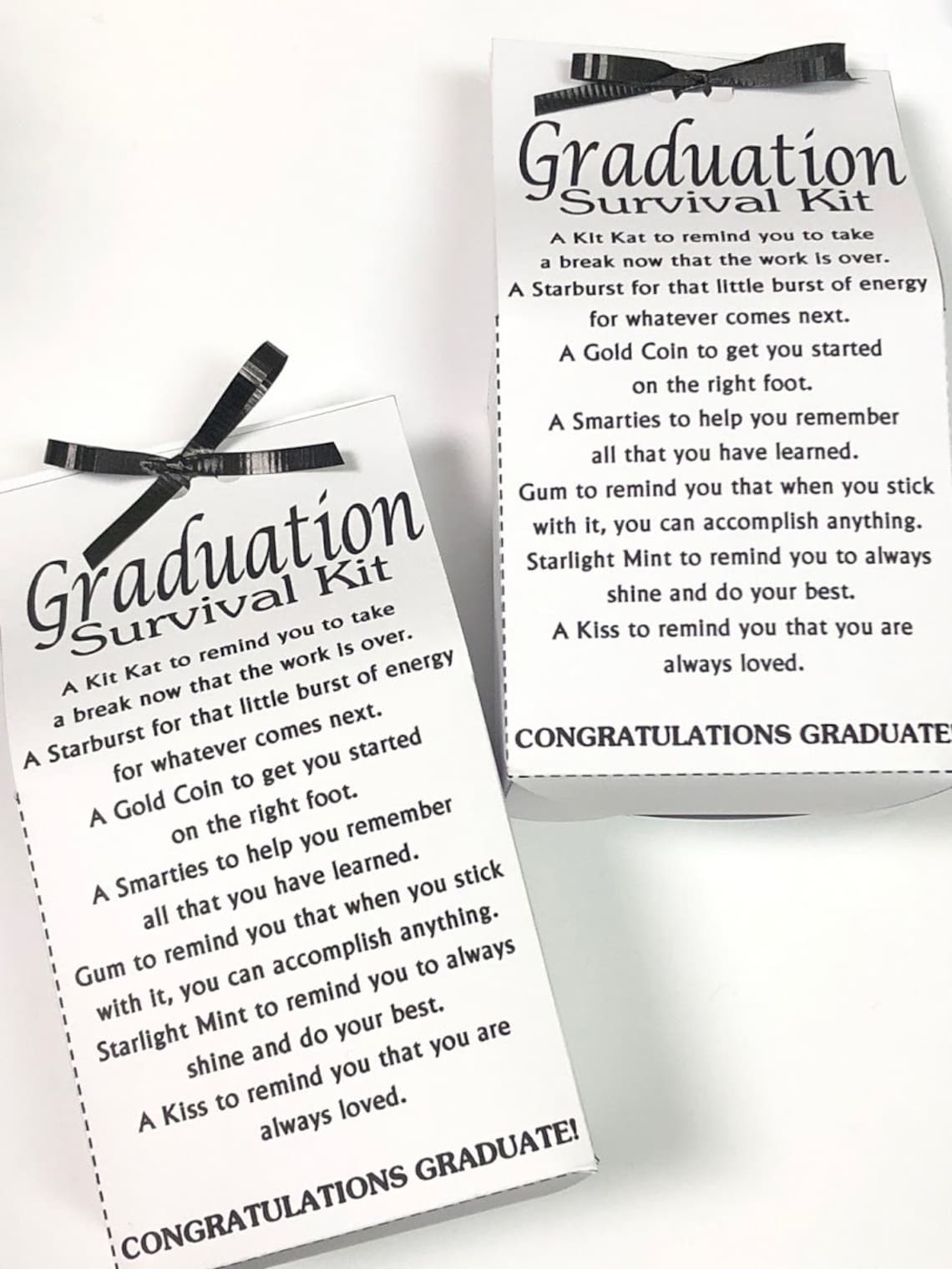 Graduation Survival Kit Printable Gift for Him Gift for Her | Etsy