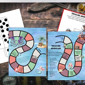 Pirate Board Game, Ahoy Matey! Treasure Hunt Board Game for Kids ...