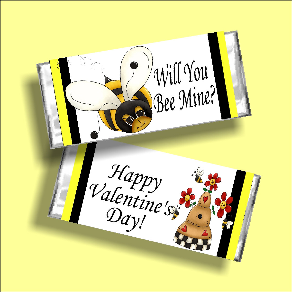 Bee Mine Valentine Printable