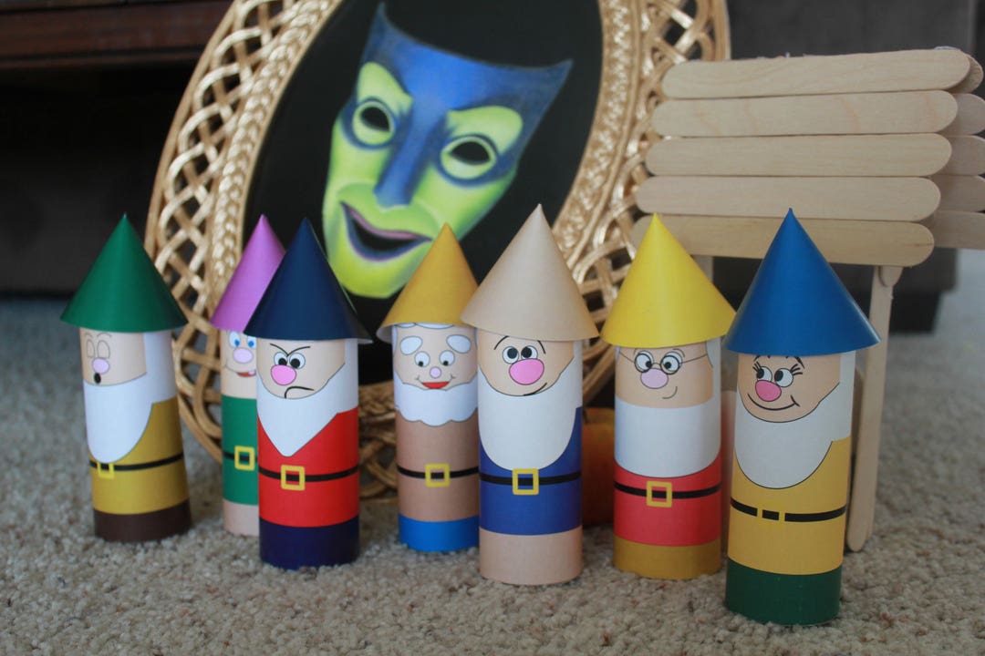 Snow White's Seven Dwarfs Printable File - Etsy