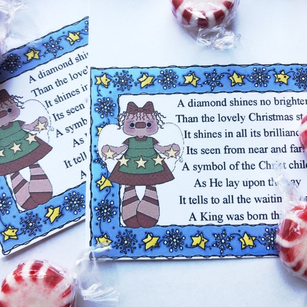 Christmas Star Poem Printable - Etsy