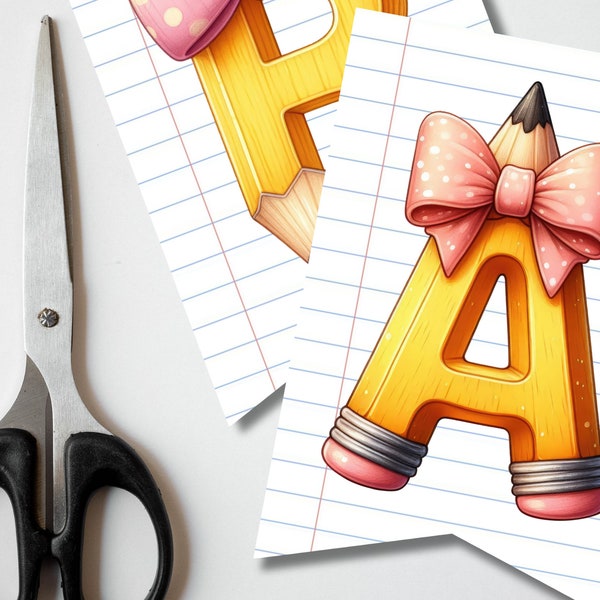 School Banner - Etsy