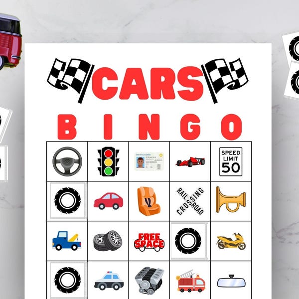Car Bingo - Etsy