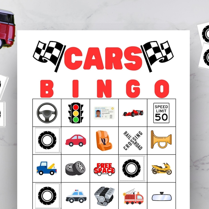 Car Bingo - Etsy