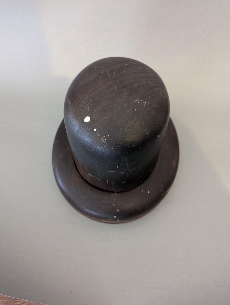 Vintage 1920s Hat Block. Men's Wood 3-piece Derby Bowler Hat Form With ...