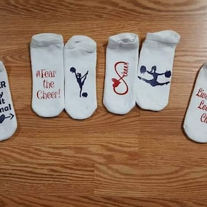 Cheer Socks - Cheerleading Socks - Cheer Gifts - Cheer Leader Gifts ...