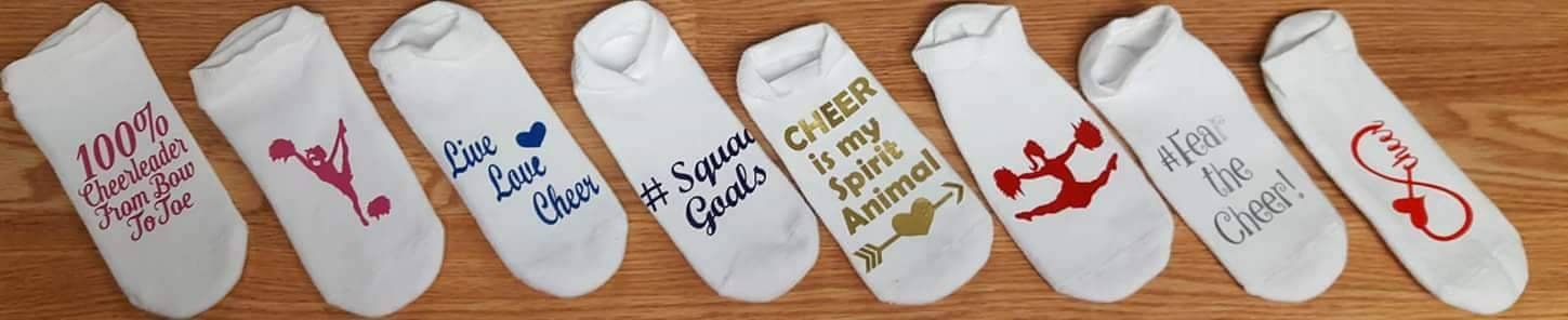 Cheer socks cheerleading socks cheer gifts cheer leader | Etsy