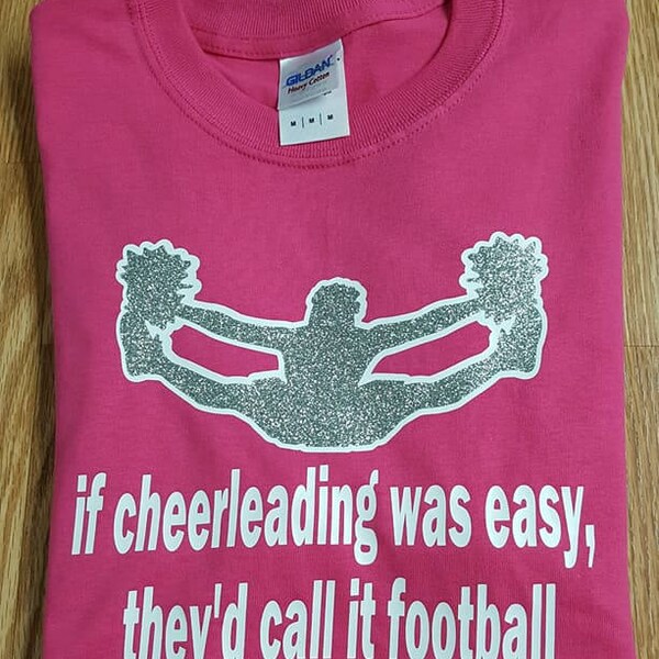 If Cheerleading Was Easy They Would Call It Football Svg - Etsy