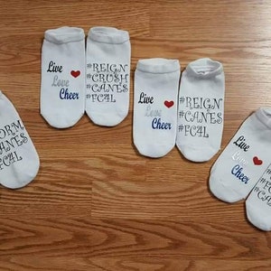 Cheer Socks - Cheerleading Socks - Cheer Gifts - Cheer Leader Gifts ...