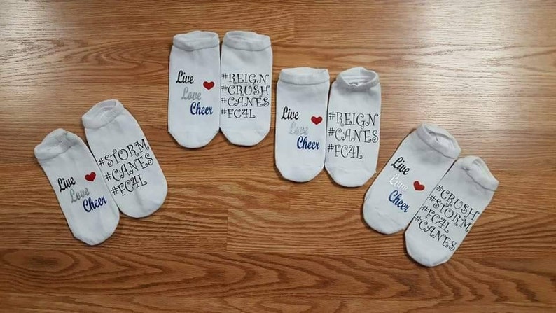 Cheer Socks Cheerleading Socks Cheer Gifts Cheer Leader - Etsy