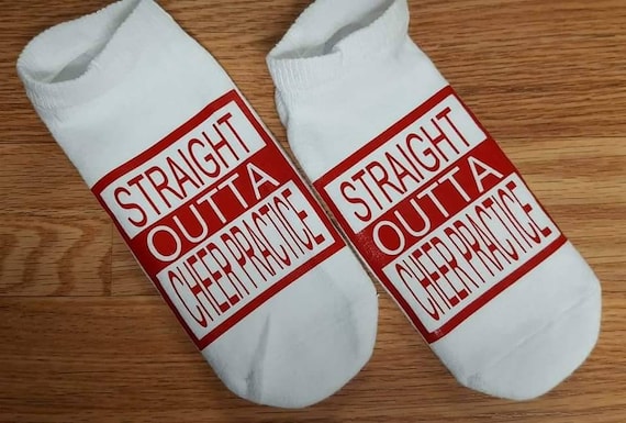 Cheer Socks Cheerleading Socks Cheer Gifts Cheer Leader - Etsy