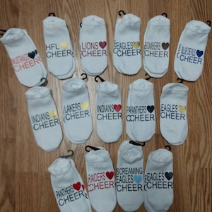 Cheer Socks - Cheerleading Socks - Cheer Gifts - Cheer Leader Gifts ...