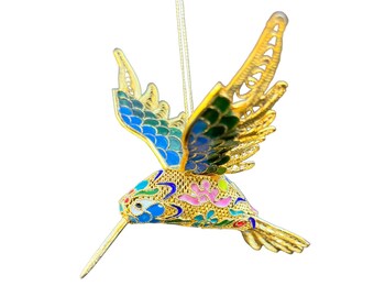 Cloisonne Hummingbird - Etsy