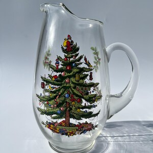 Spode Christmas Tree Pitcher With Ice Lip 2.5 Quart - Etsy