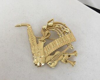 Music Brooch | Etsy
