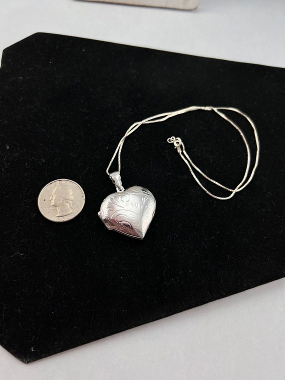 MJI Sterling Silver Italian Locket - Gem