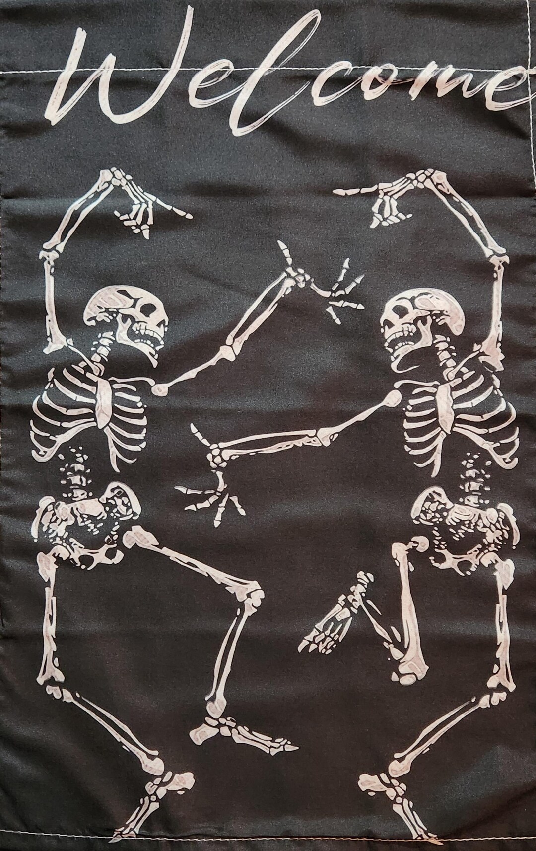 Halloween Skeleton Yard Flag| Humorous | Sarcastic | Yard Flags #13 - Etsy