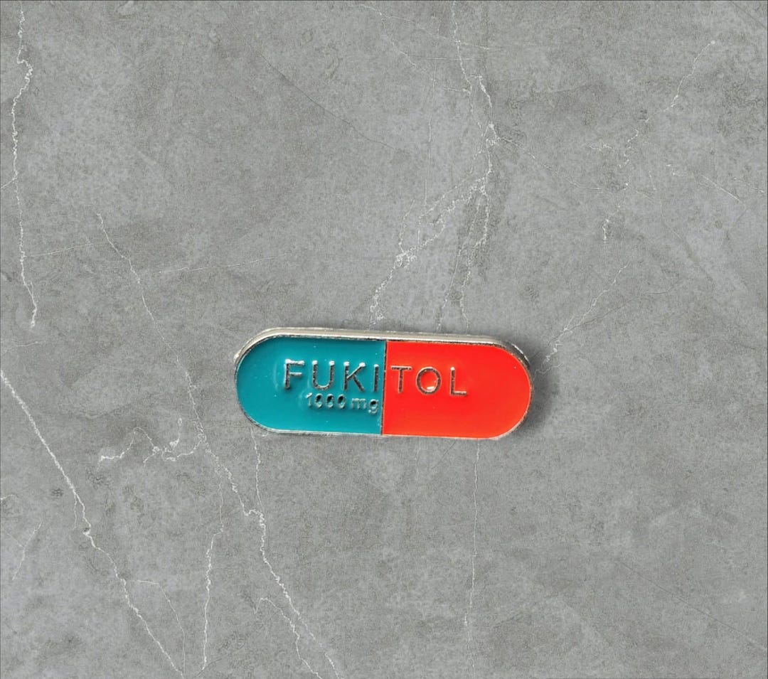 5 Fukitol | Humorous | Sarcastic Pins | Brooches - Etsy