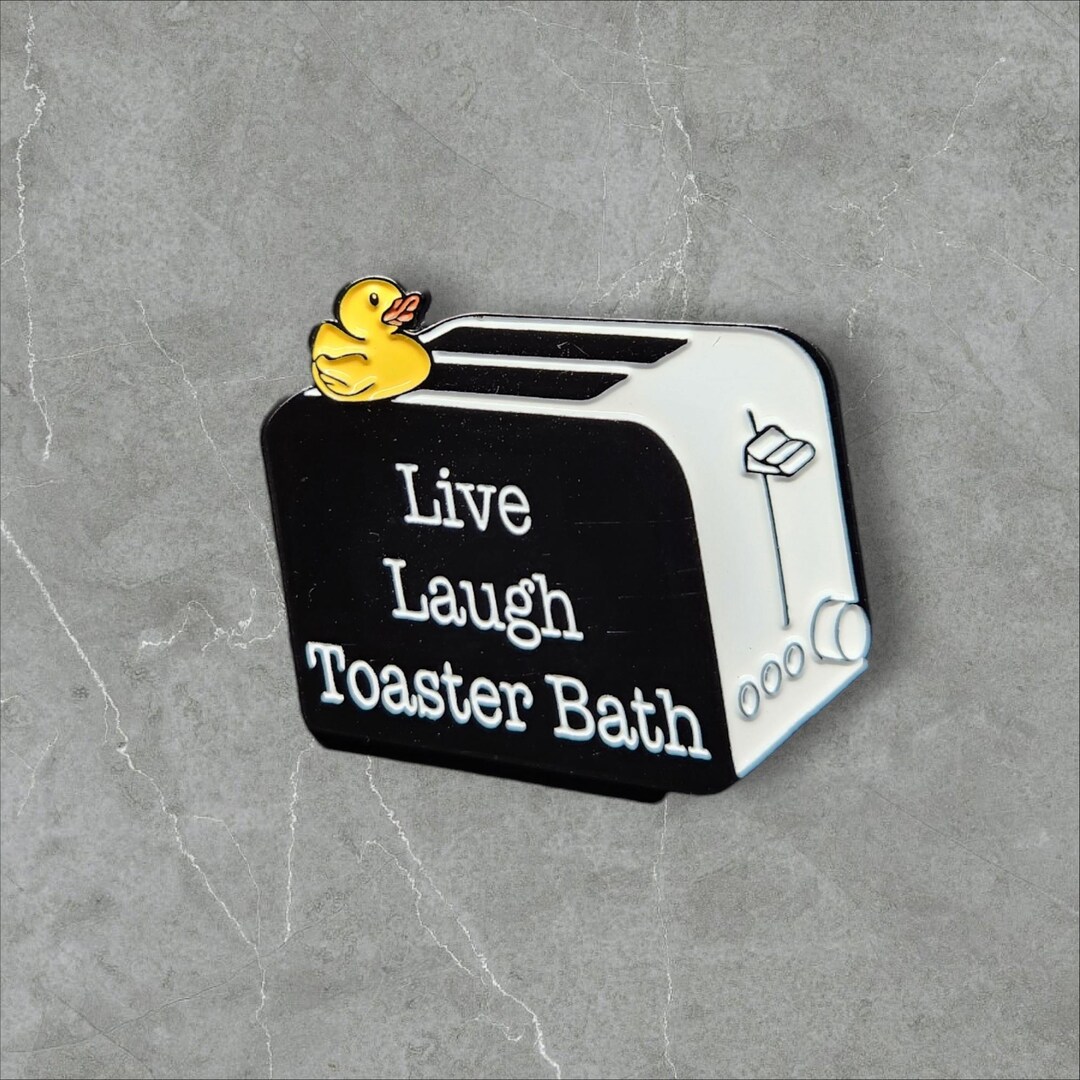 76 Toaster Bath | Humorous | Sarcastic Pins | Brooches - Etsy