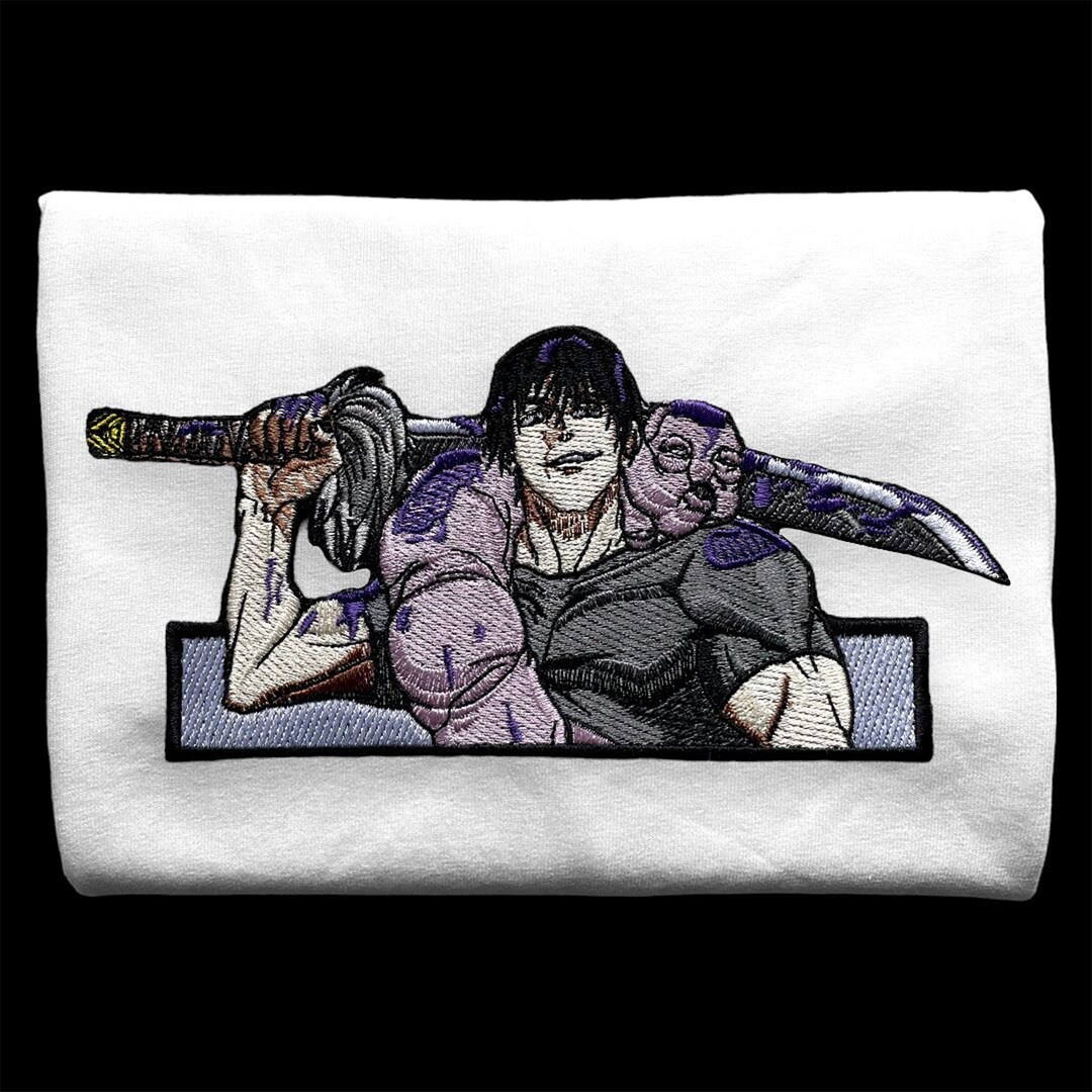 Toji X the One Who Left It All Behind JJK Anime Streetwear Embroidered ...