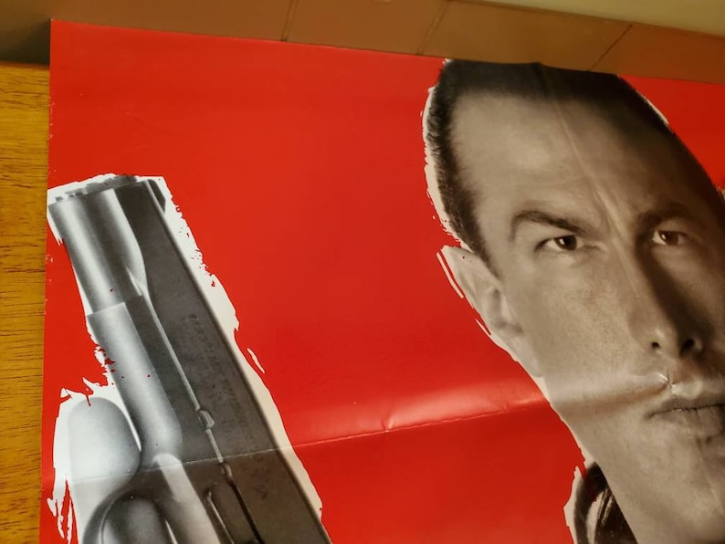 Steven Seagal Hard to Kill Movie Poster authentic Original - Etsy
