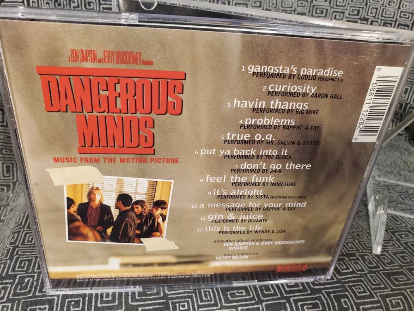 Dangerous Minds Movie Soundtrack CD - Gangsters Paradise - Coolio ...