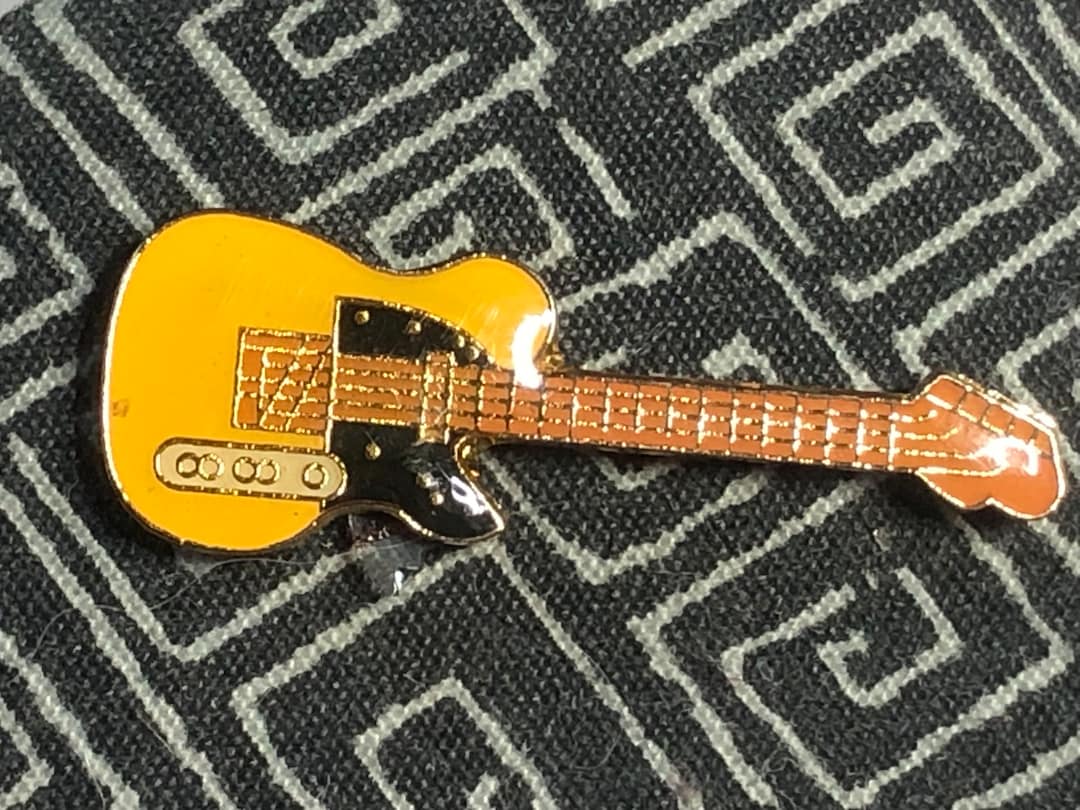 Fender Telecaster Guitar Enamel Pin - Electric Guitar - Lynyrd Skynyrd ...