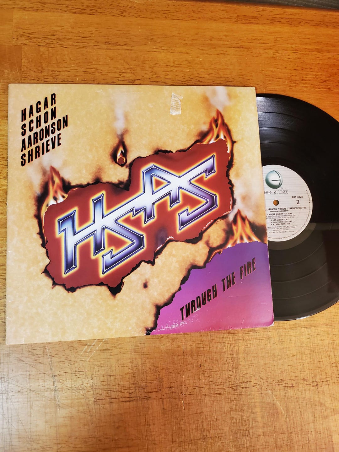 HSAS Vinyl Record - Through the Fire - Play Tested LP Album Vg+ 1983 ...