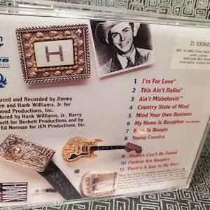 Hank Williams Jr CD Best of Greatest Hits Volume 3 Compact Disc the ...