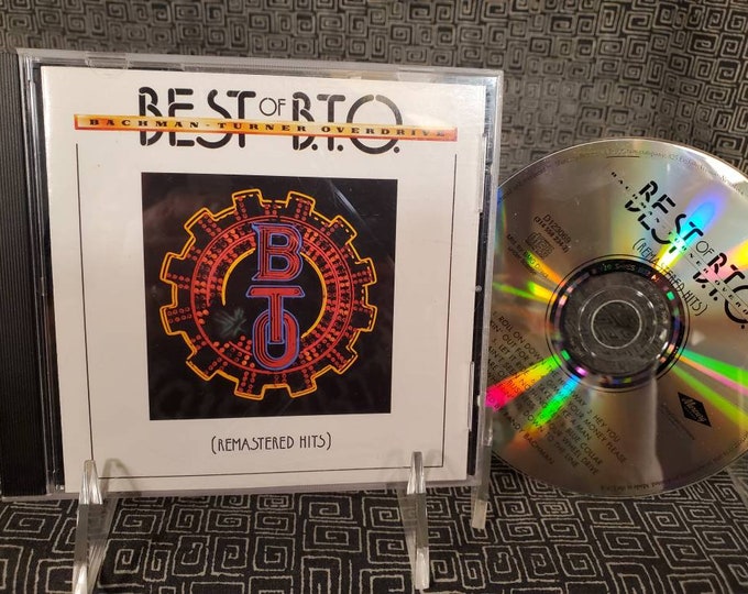 BTO Greatest Hits CD Best of Bachman Turner Overdrive Canadian Rock N ...