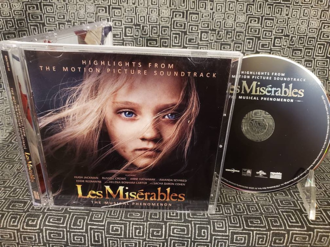 Les Miserables Movie Soundtrack CD Hugh Jackman Russell Crowe Anne ...