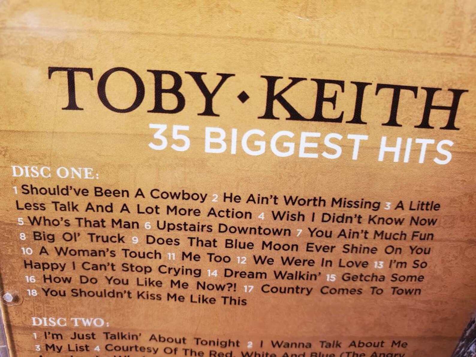 Toby Keith CD Greatest Hits 2 CD Set 35 Biggest Hits - Etsy
